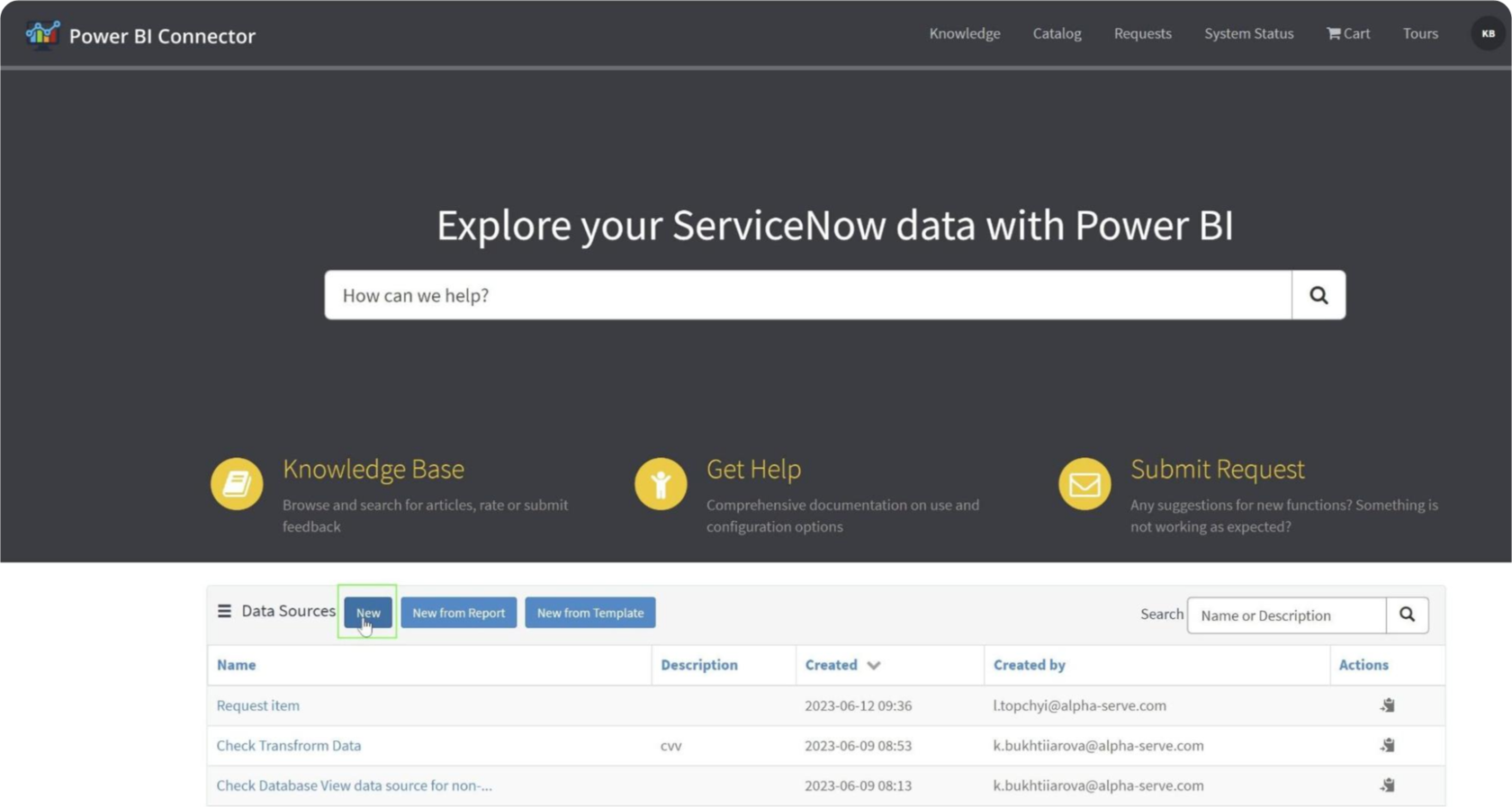 Data Export from Database Views Now Possible with Power BI and Tableau Connectors for ServiceNow