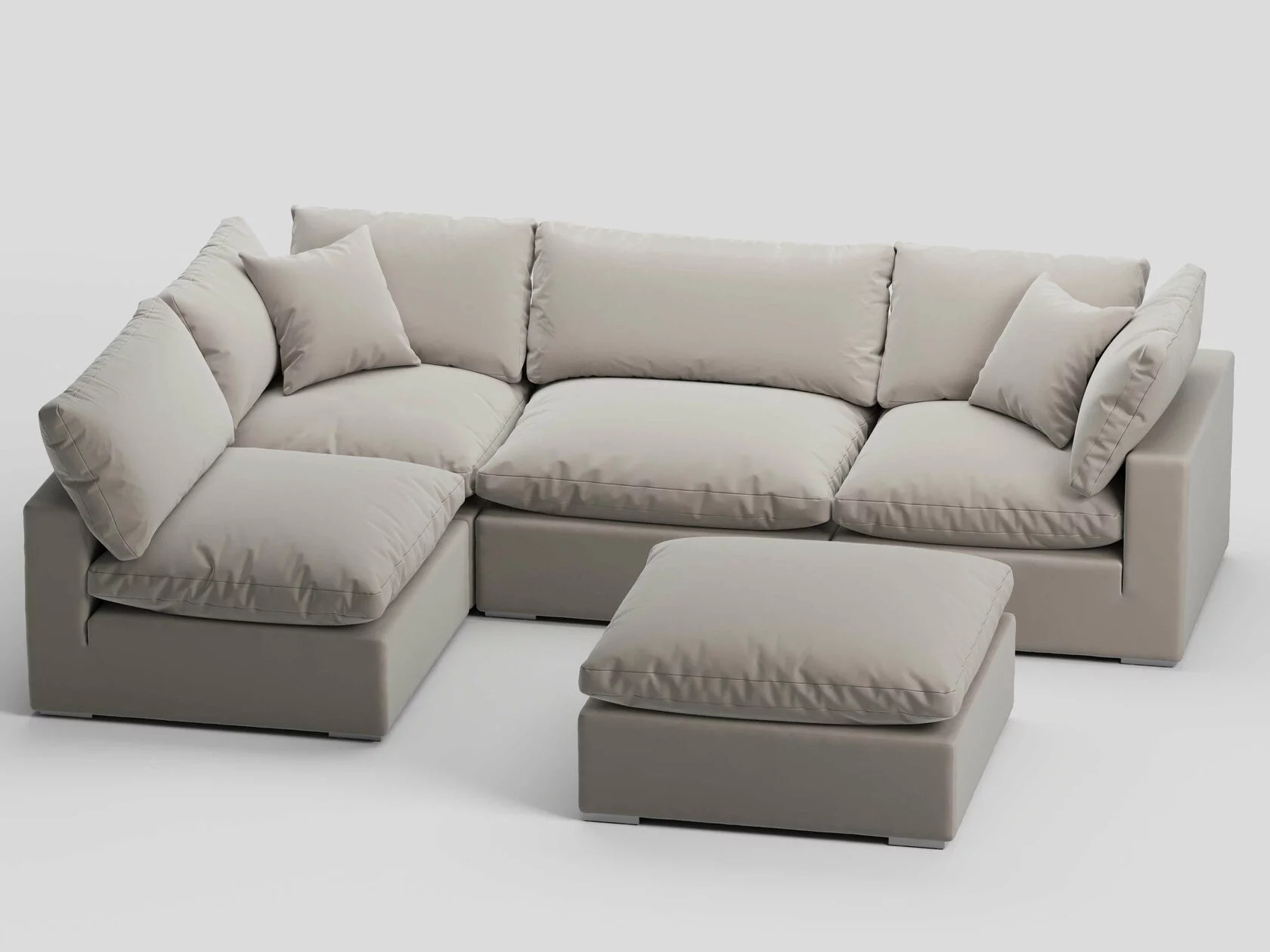 Купить модульные диваны с пуховым наполнителем. Цены от производителя ...