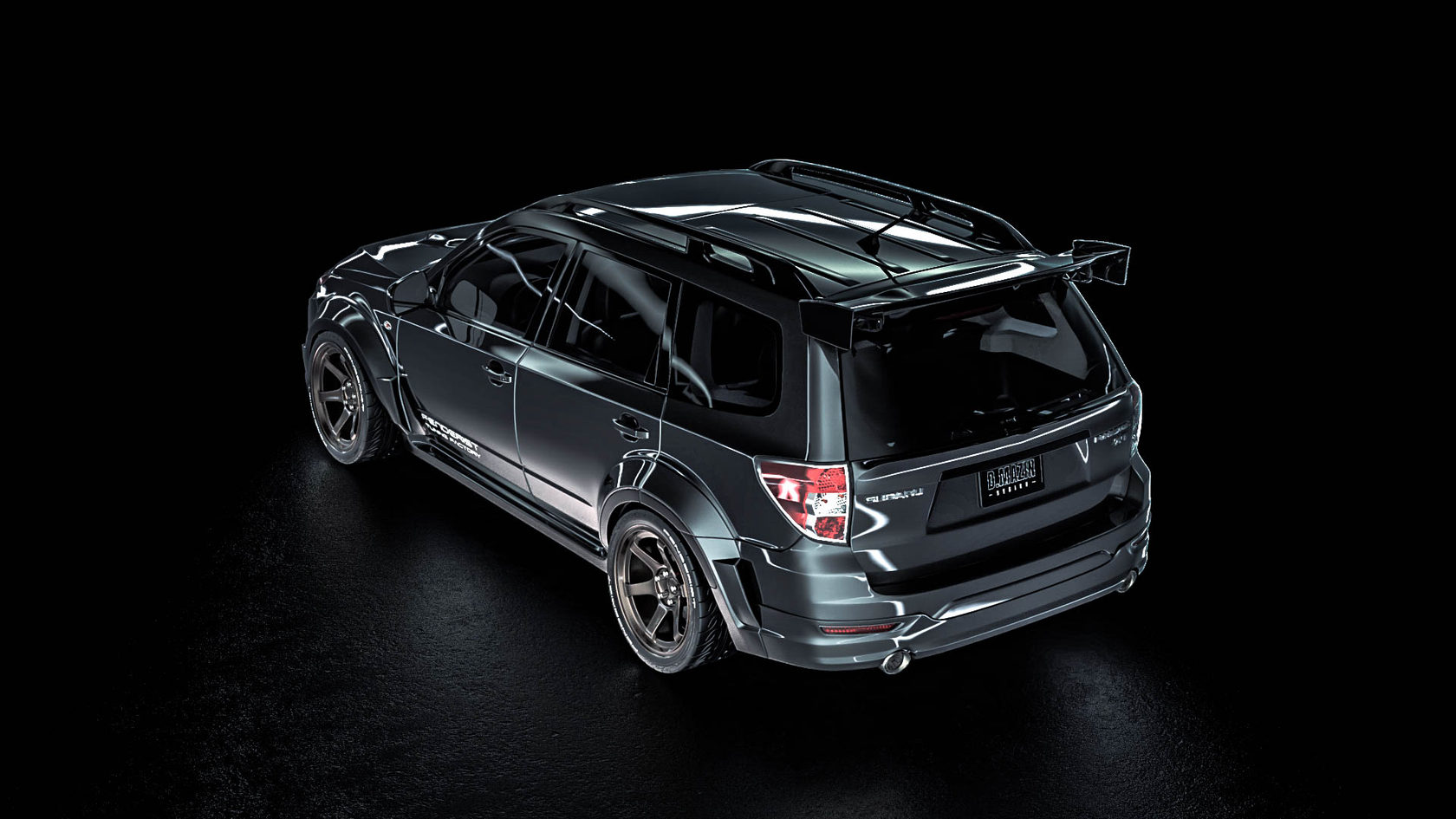 FENDERIST SPEC S Fender Flares Set vs Lips / WIDE BODY KIT SUBARU ...