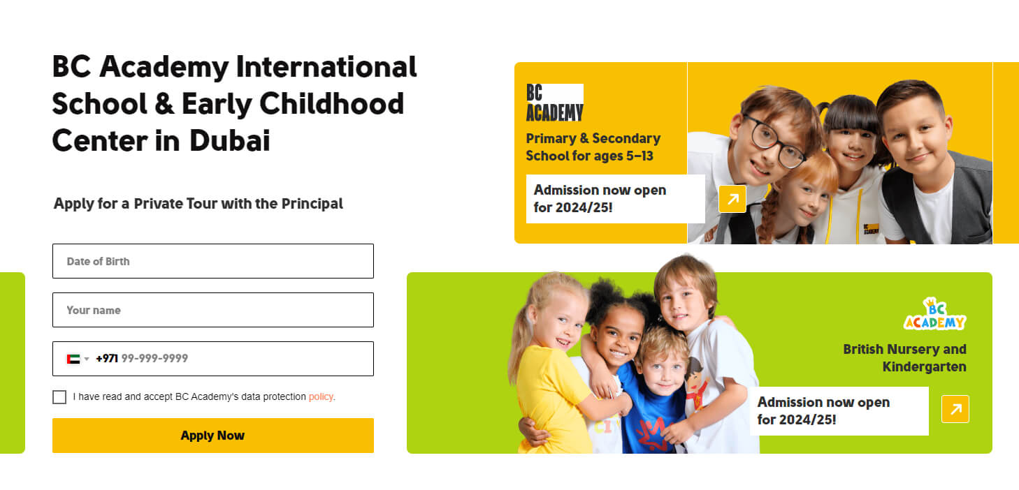 International School & Nursery BC Academy in Dubai