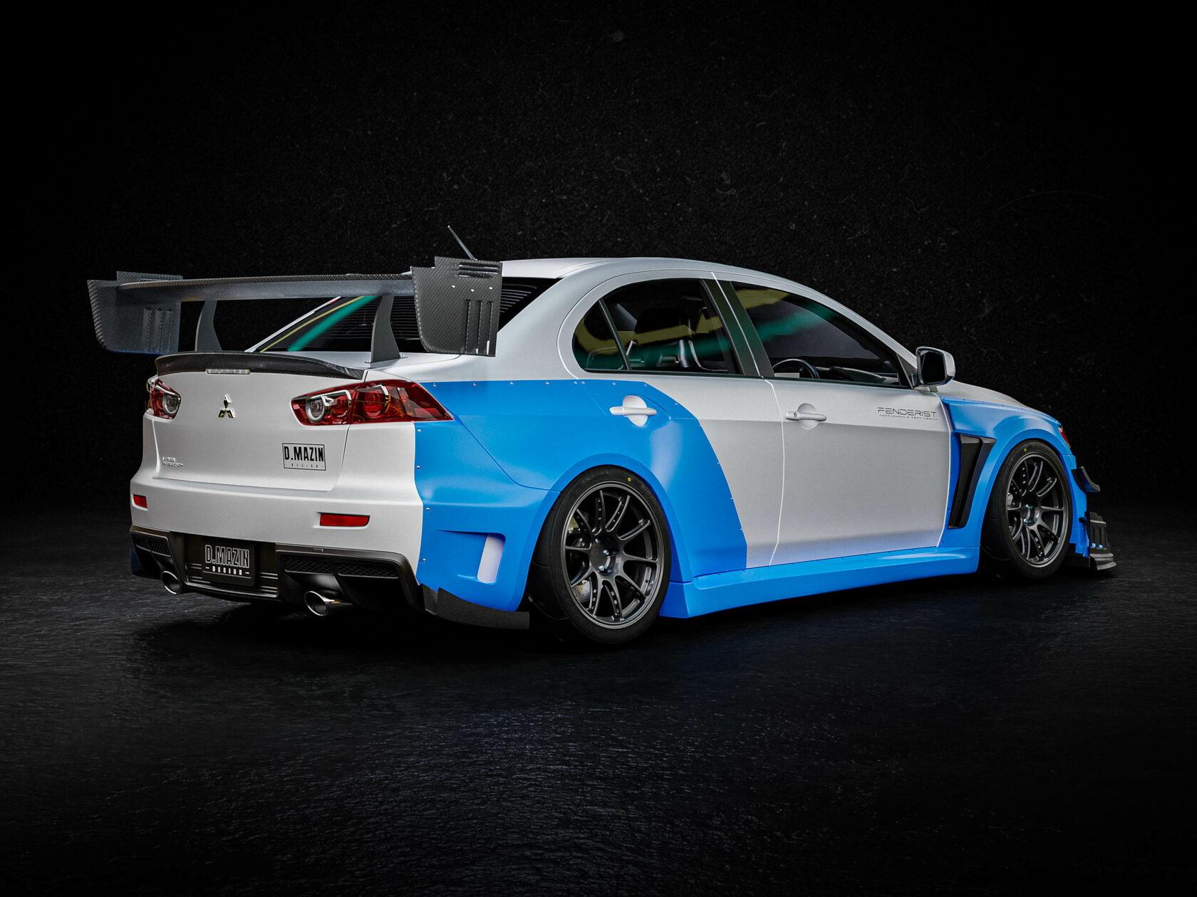 FENDERIST SPEC R Full Set / WIDE BODY KIT MITSUBISHI LANCER EVO X 2008-2015