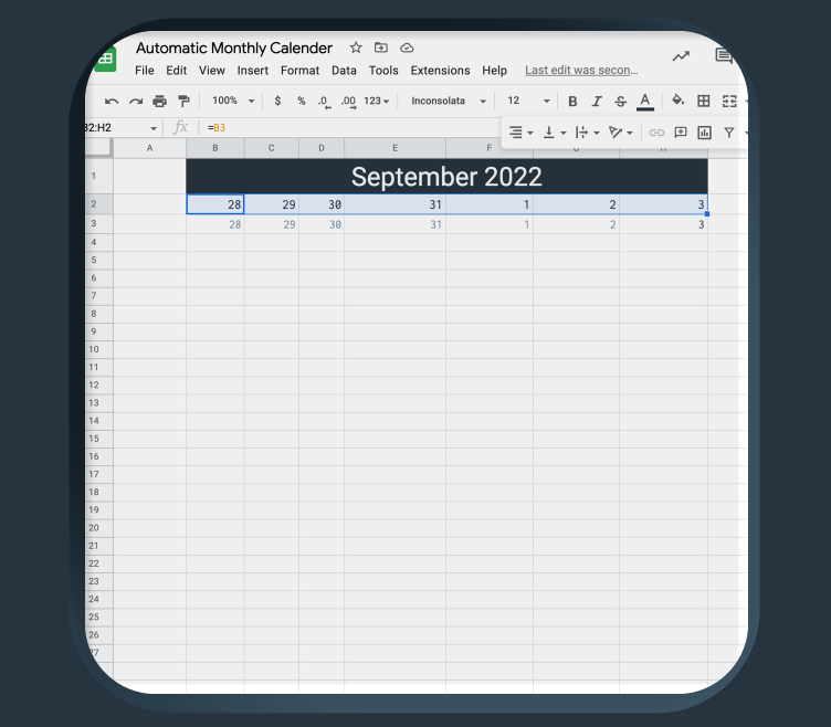 How to Make Google Sheets Templates Calendar and Schedules