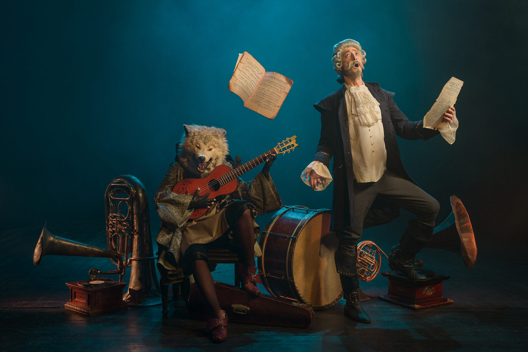 Andrei Kovalev: Baron Munchausen key visuals for the Fomenko Theatre