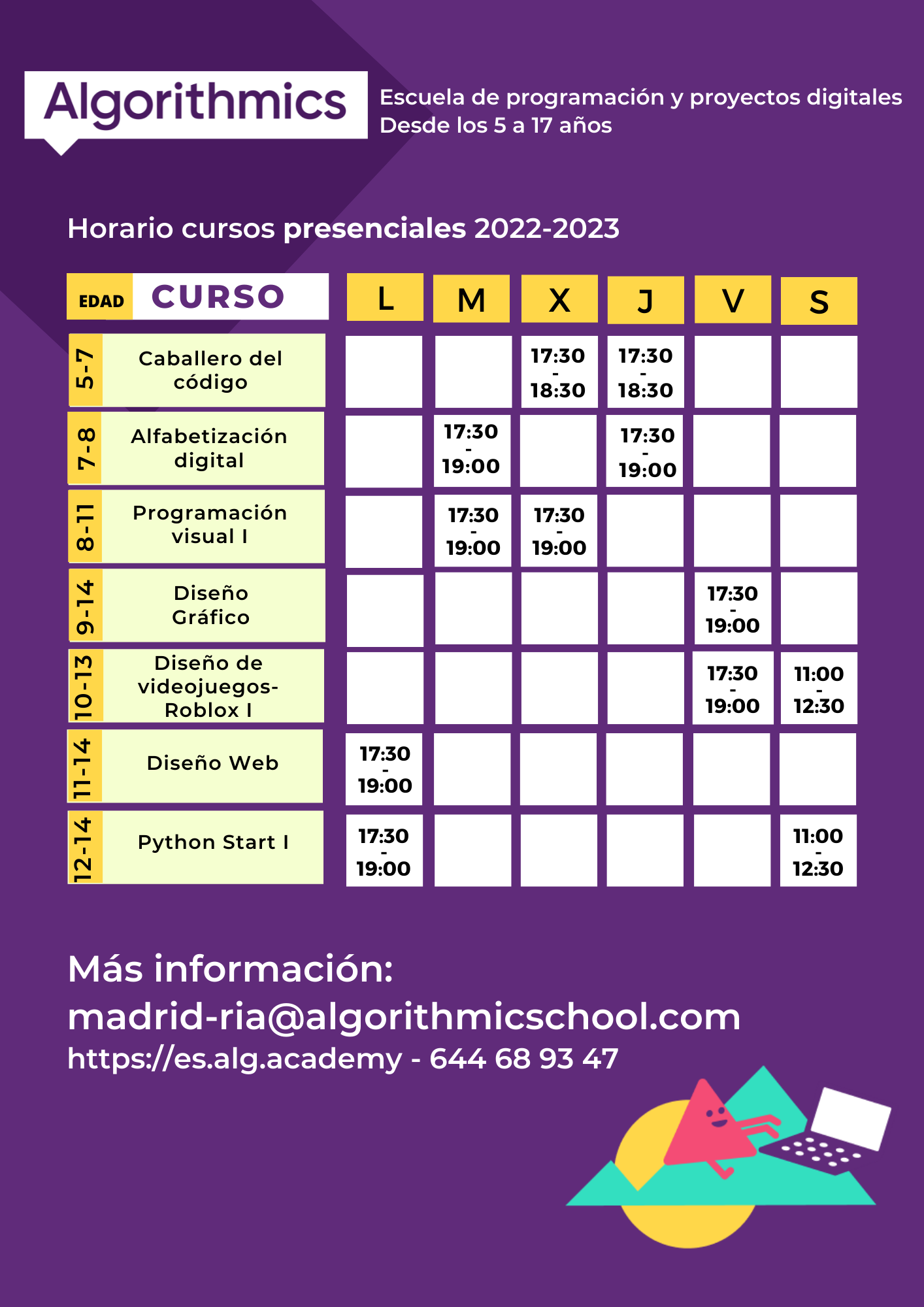 Centros Algorithmics en España
