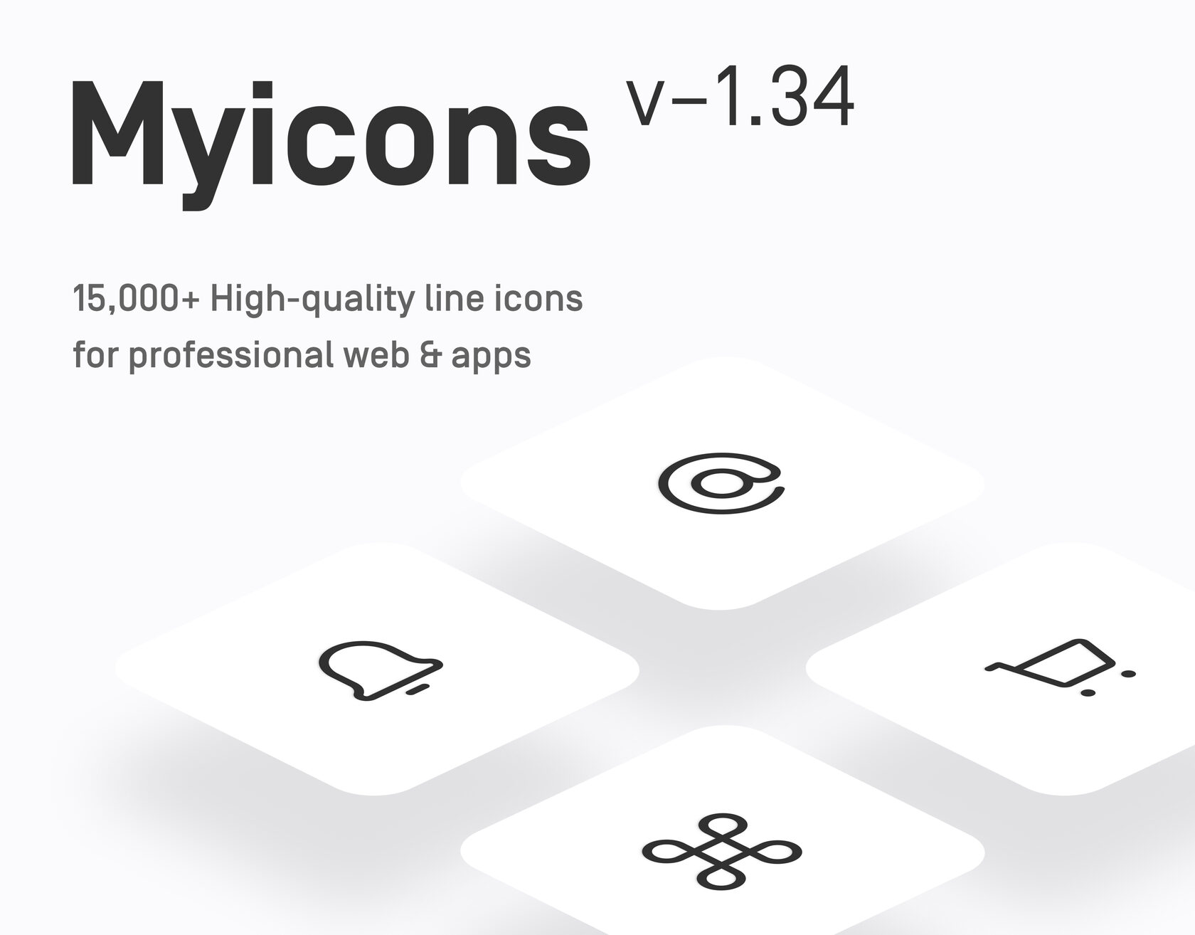 Buy Myicons vector line icons library