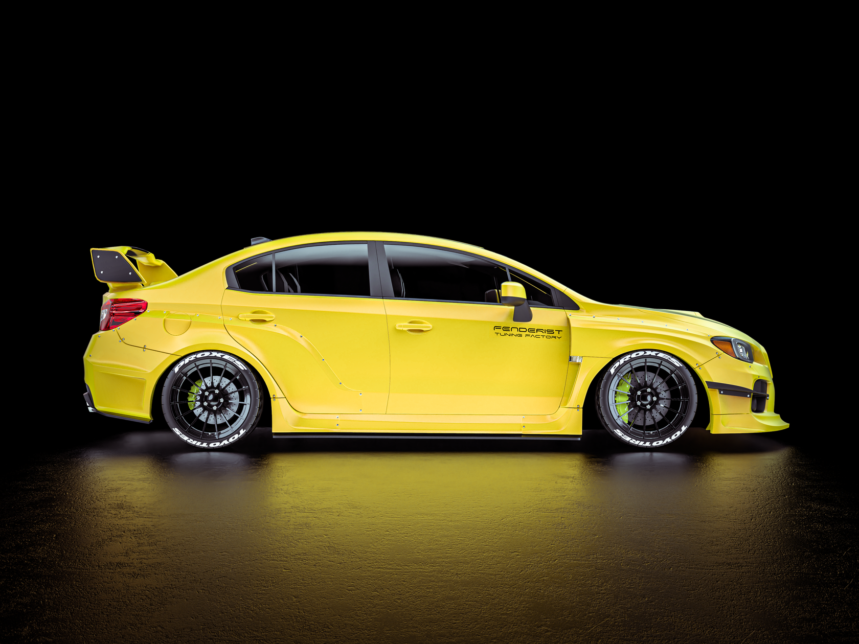 Full URBAN-R ver 2 kit / WIDE BODY KIT Subaru Impreza WRX STI 14-17