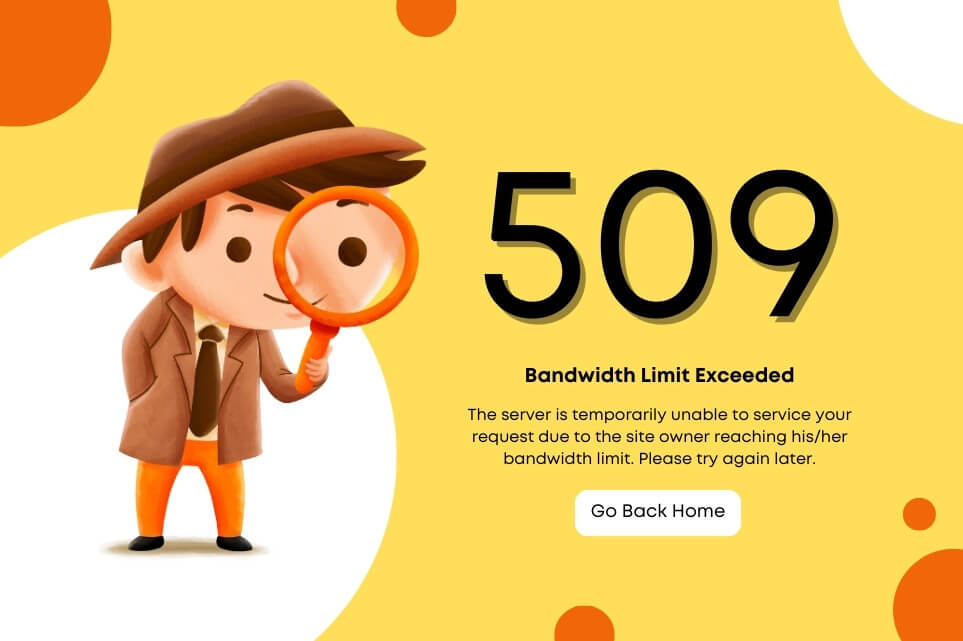 What is 509 Error Code: Bandwidth Limit Exceeded