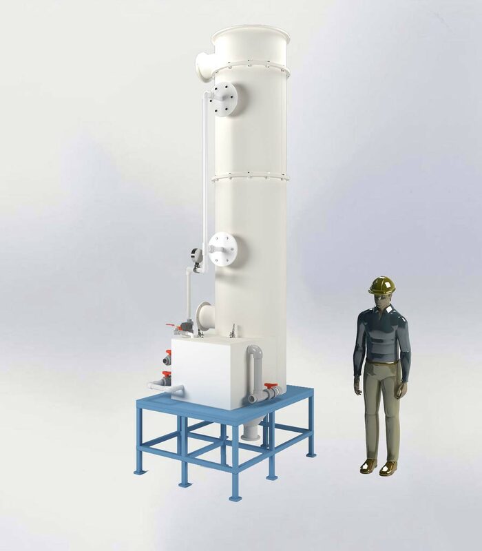 Amine Scrubber: Design, Solution, Calculation