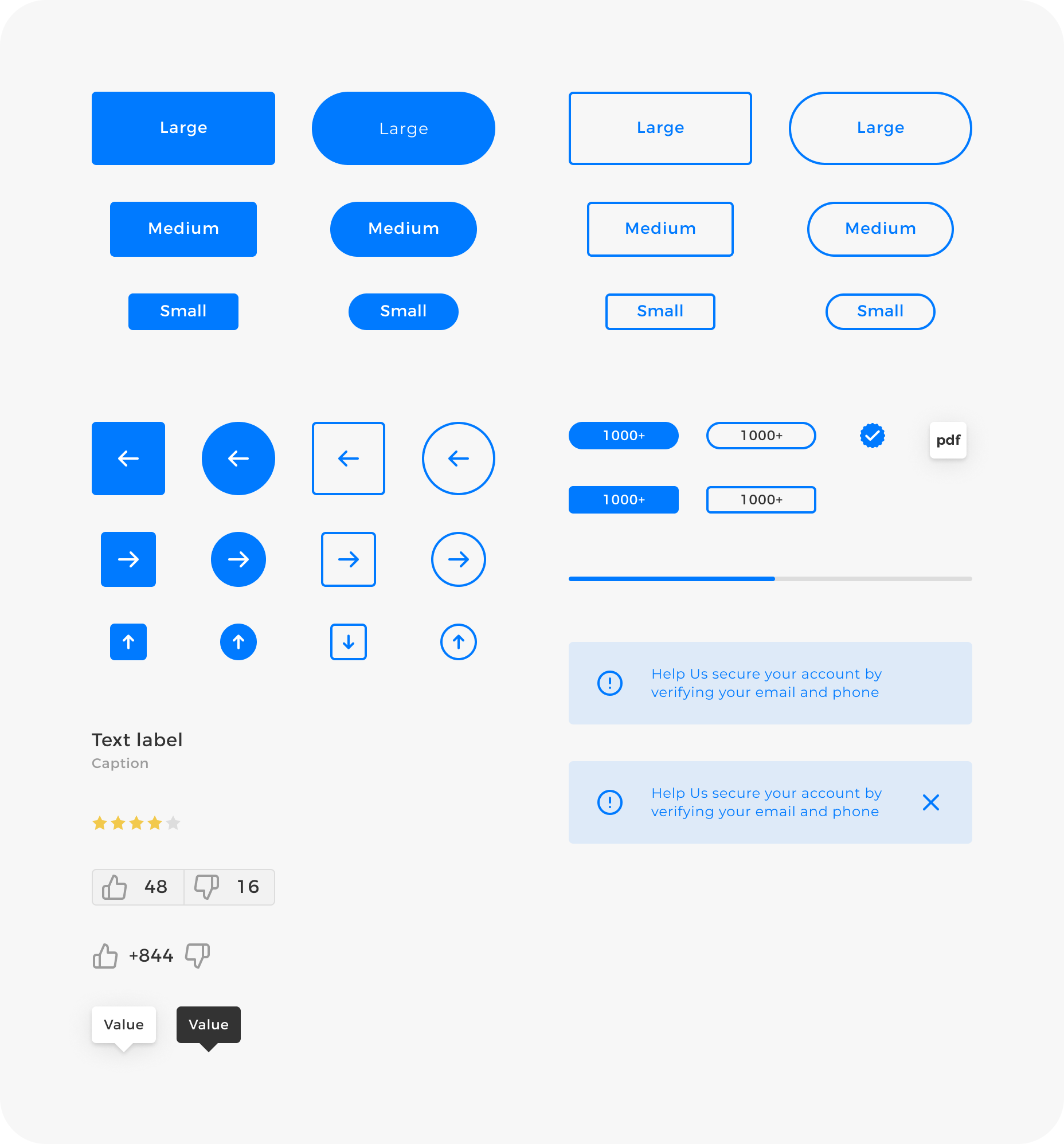 Neolex - Figma design system components & UI widgets preview