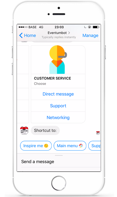 Eventumbot - Event chatbot for better communication and attendee experience