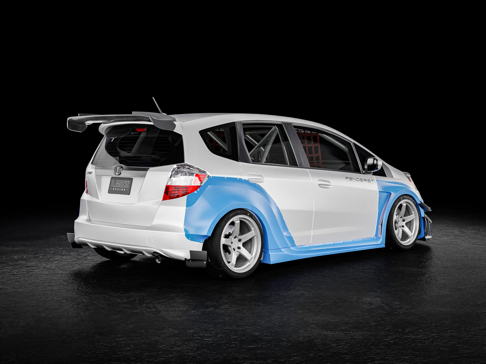 FENDERIST SPEC S Fender Flares Full Set / WIDE BODY KIT HONDA FIT ...