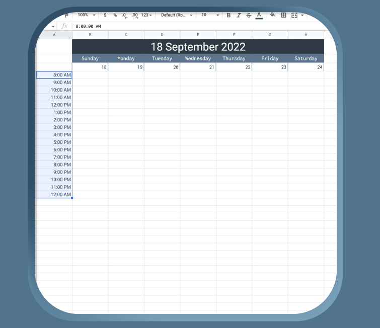 How to Make Google Sheets Templates Calendar and Schedules