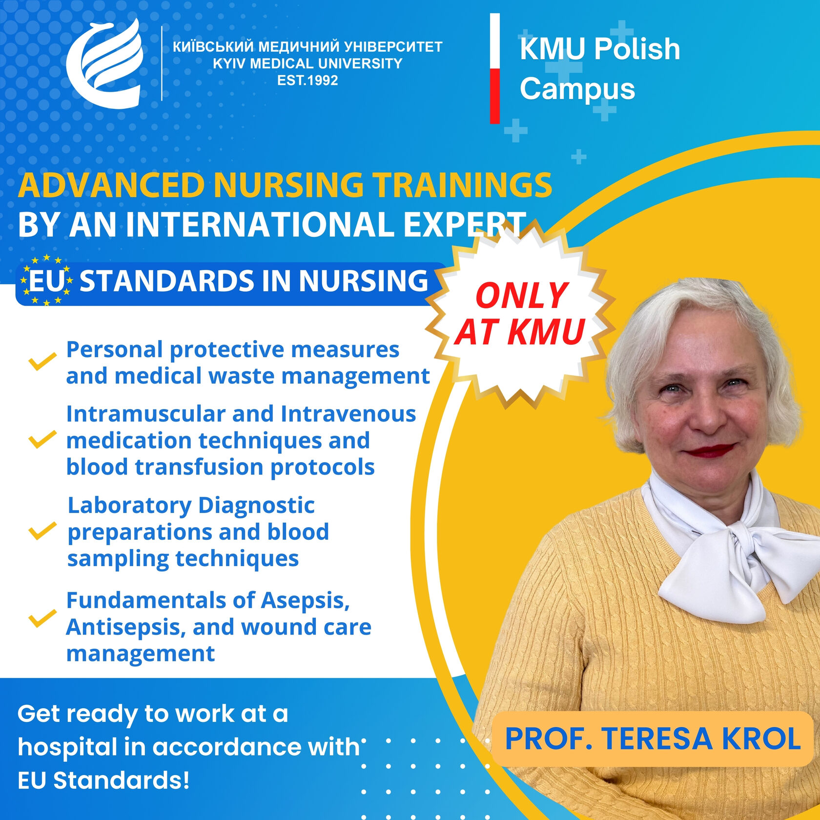 Advanced Nursing Trainings by an International Expert