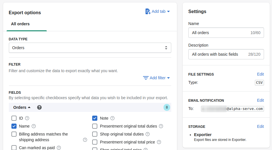 Shopify Data Export: How to Export Any Shopify Data to CSV/EXCEL