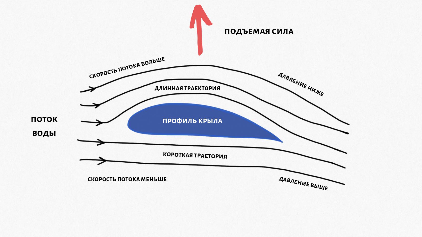Фойл. Как это работает? История и эволюция гидрофойла