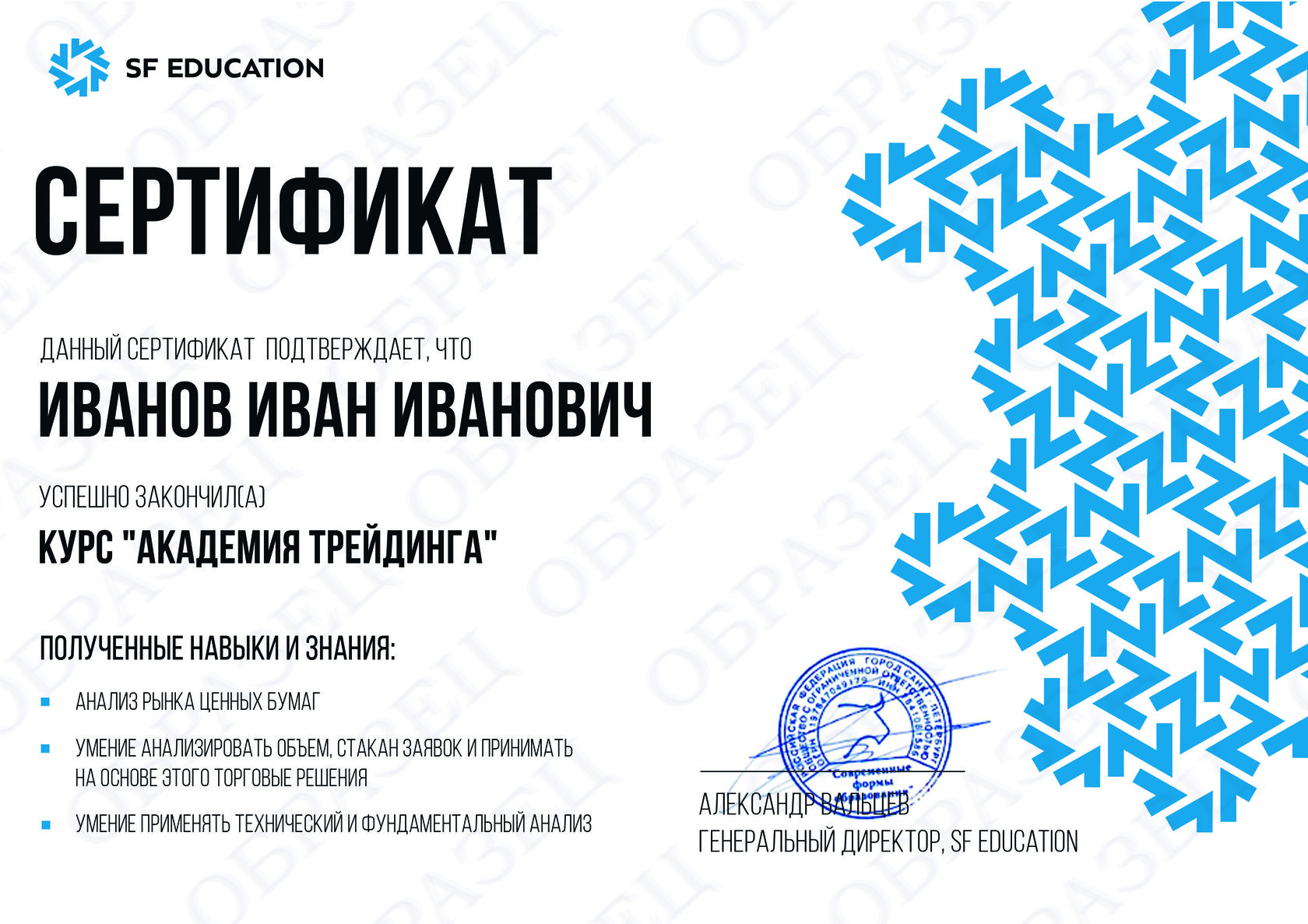 Академия трейдинга от SF Education