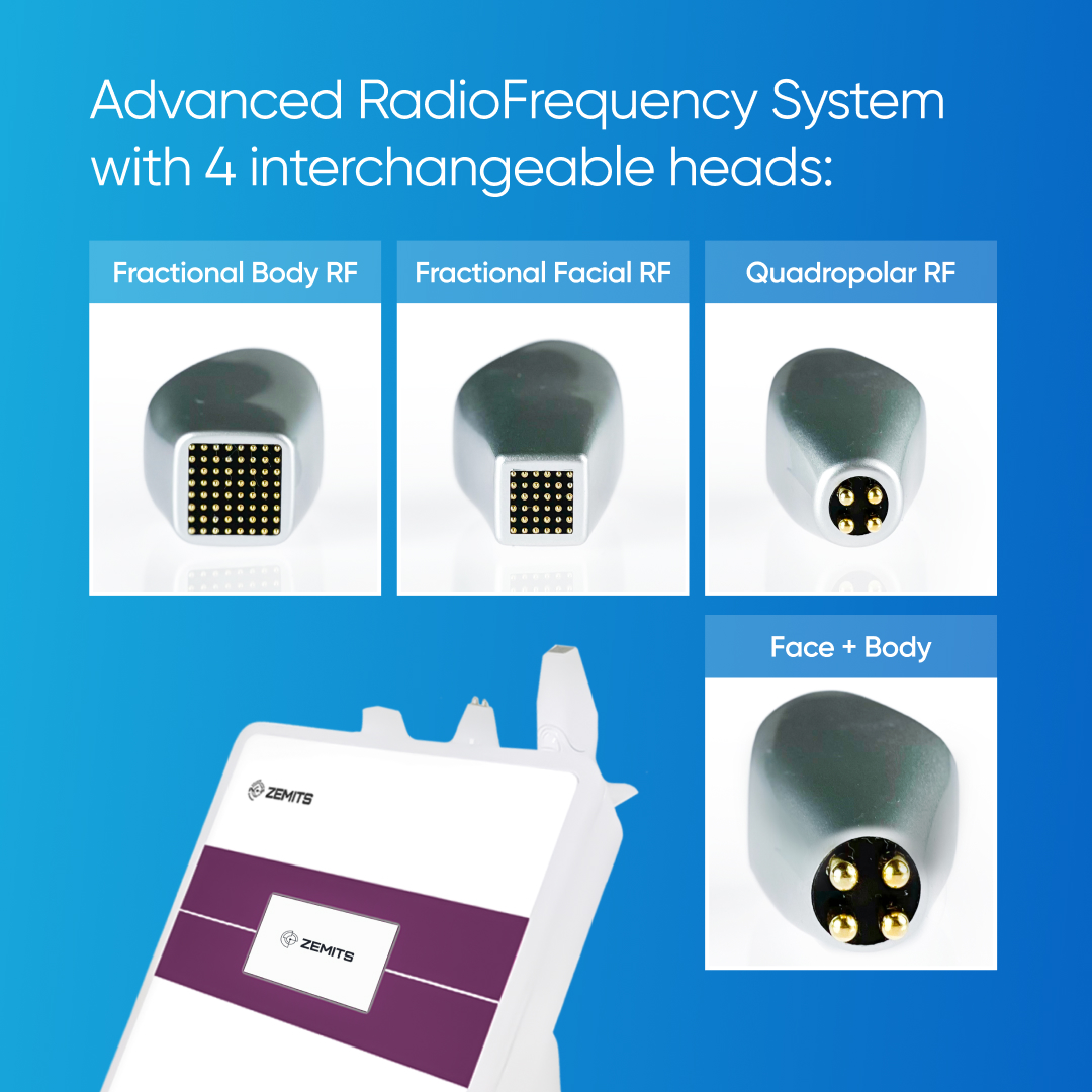 Zemits CrystalFrax Pro 3-in-1 Fractional RF System| Esthetic Spa ...