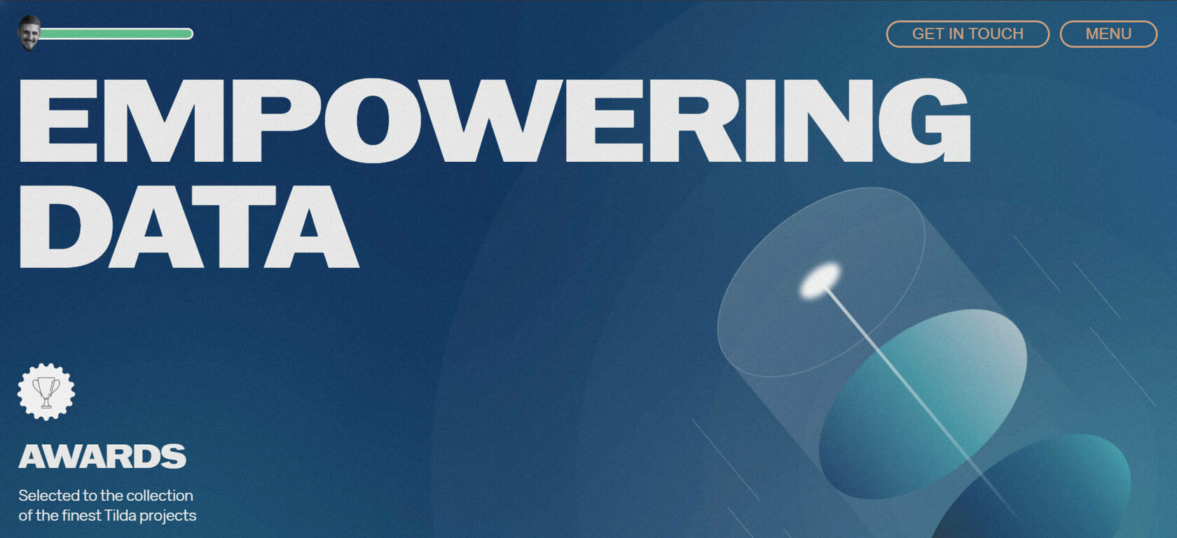 Website case study for Empowering Data