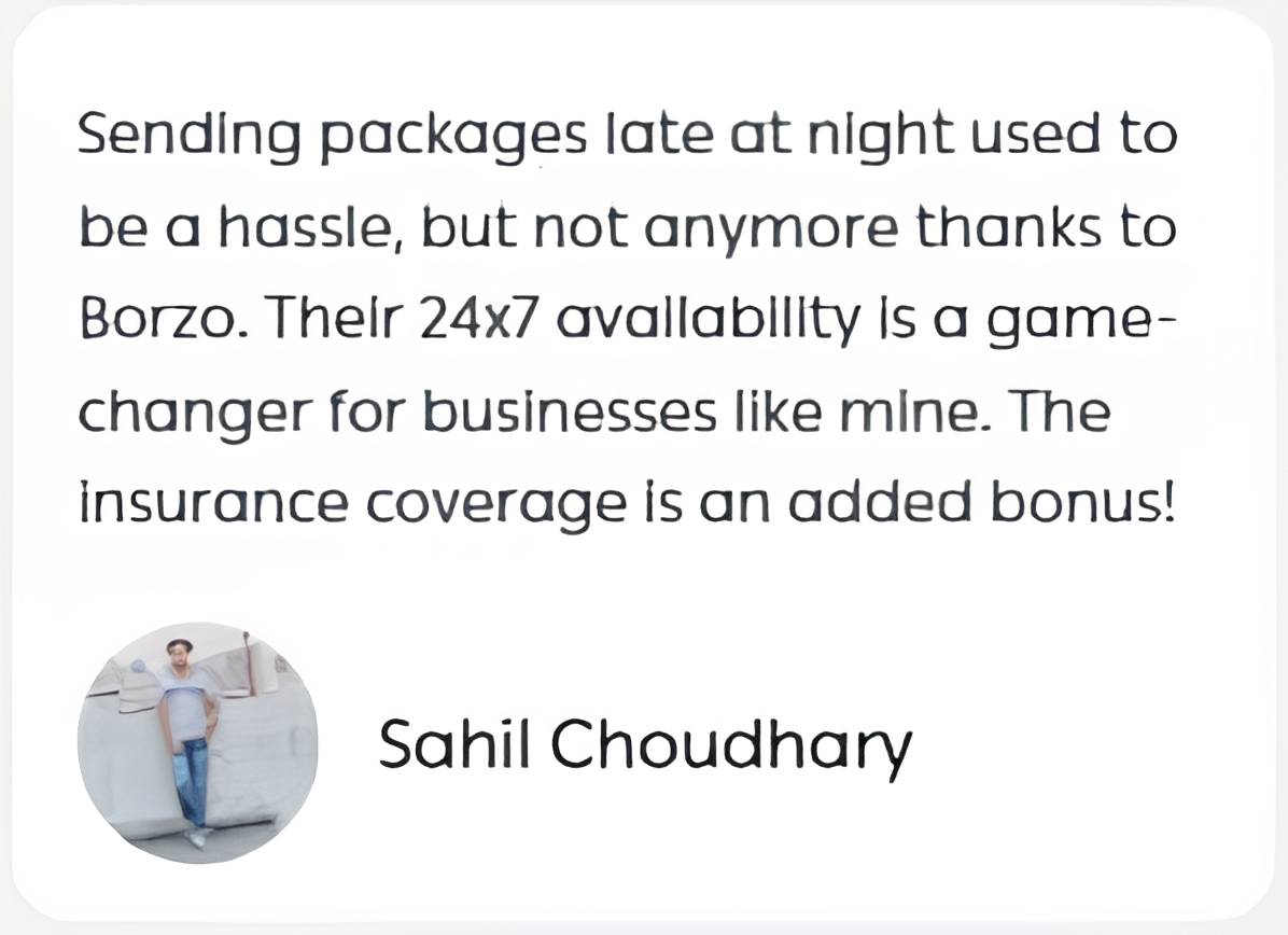Same-day courier delivery in India | Borzo