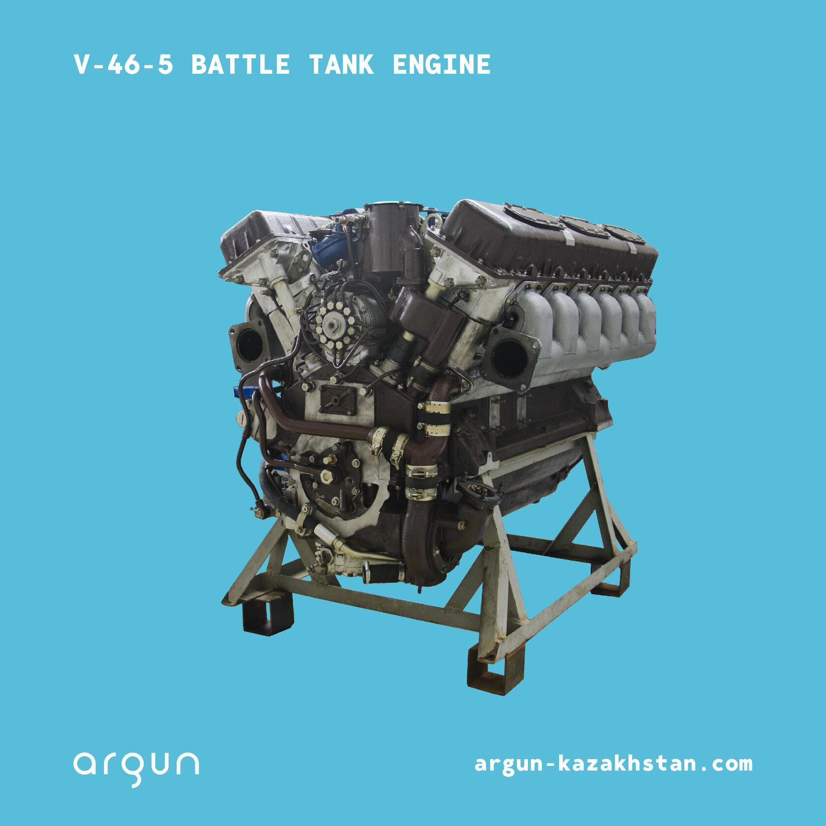 V-46-5 battle tank engine | Worldwide shipping - ARGUN