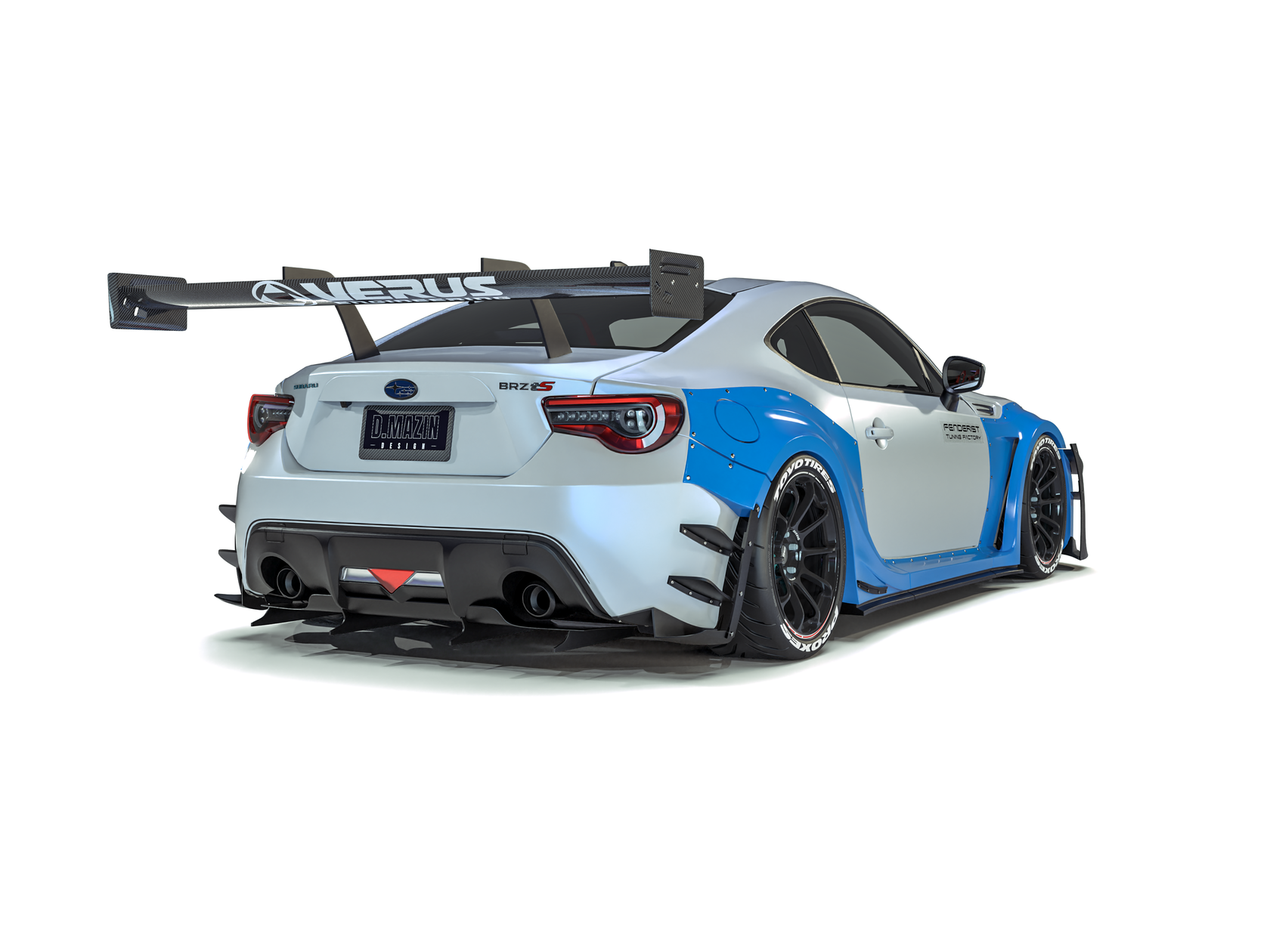 Full FENDERIST SPEC R kit / WIDE BODY KIT SUBARU BRZ 2017-2020