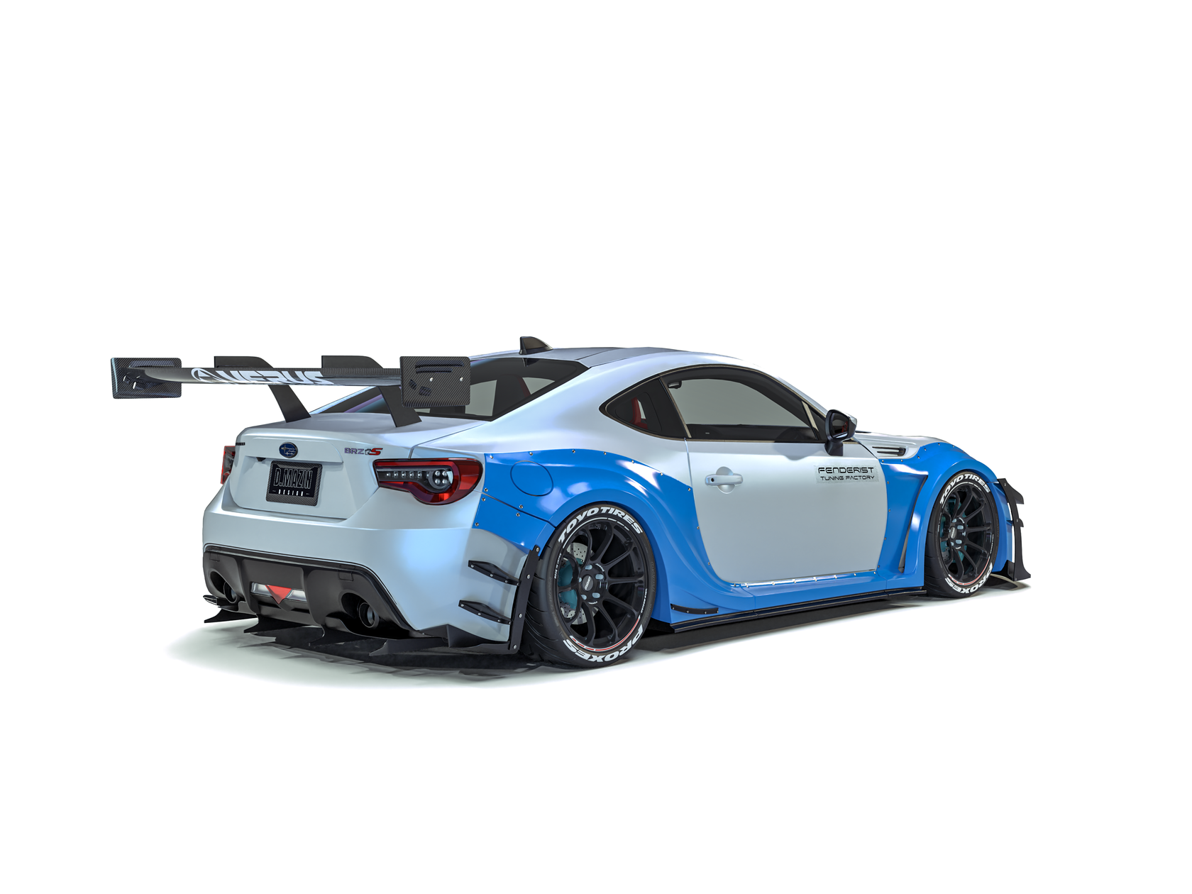 Full FENDERIST SPEC R kit / WIDE BODY KIT SUBARU BRZ 2017-2020