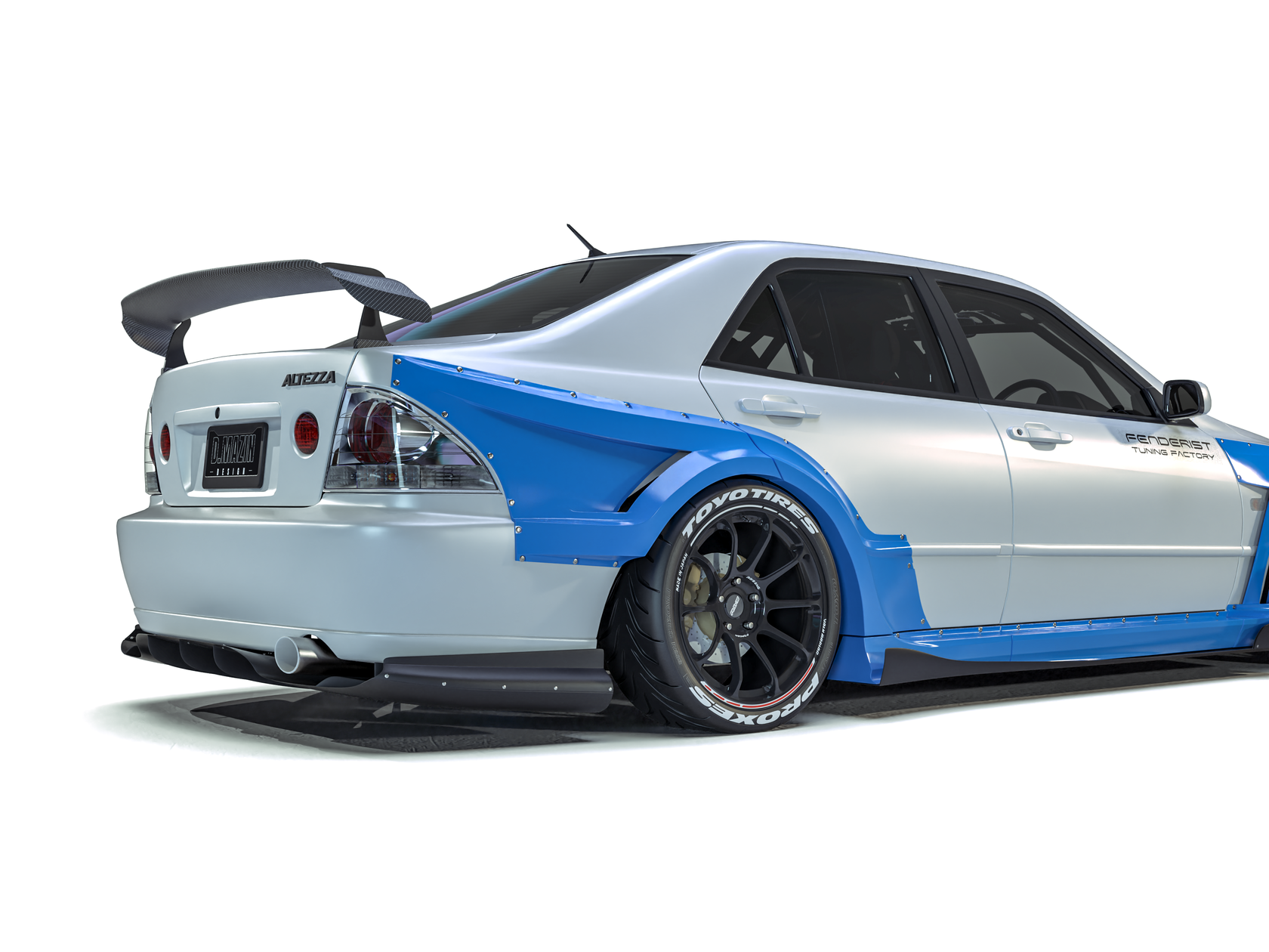 FENDERIST SPEC S GRIP 60mm / WIDE BODY KIT FENDER FLARES SET TOYOTA ...