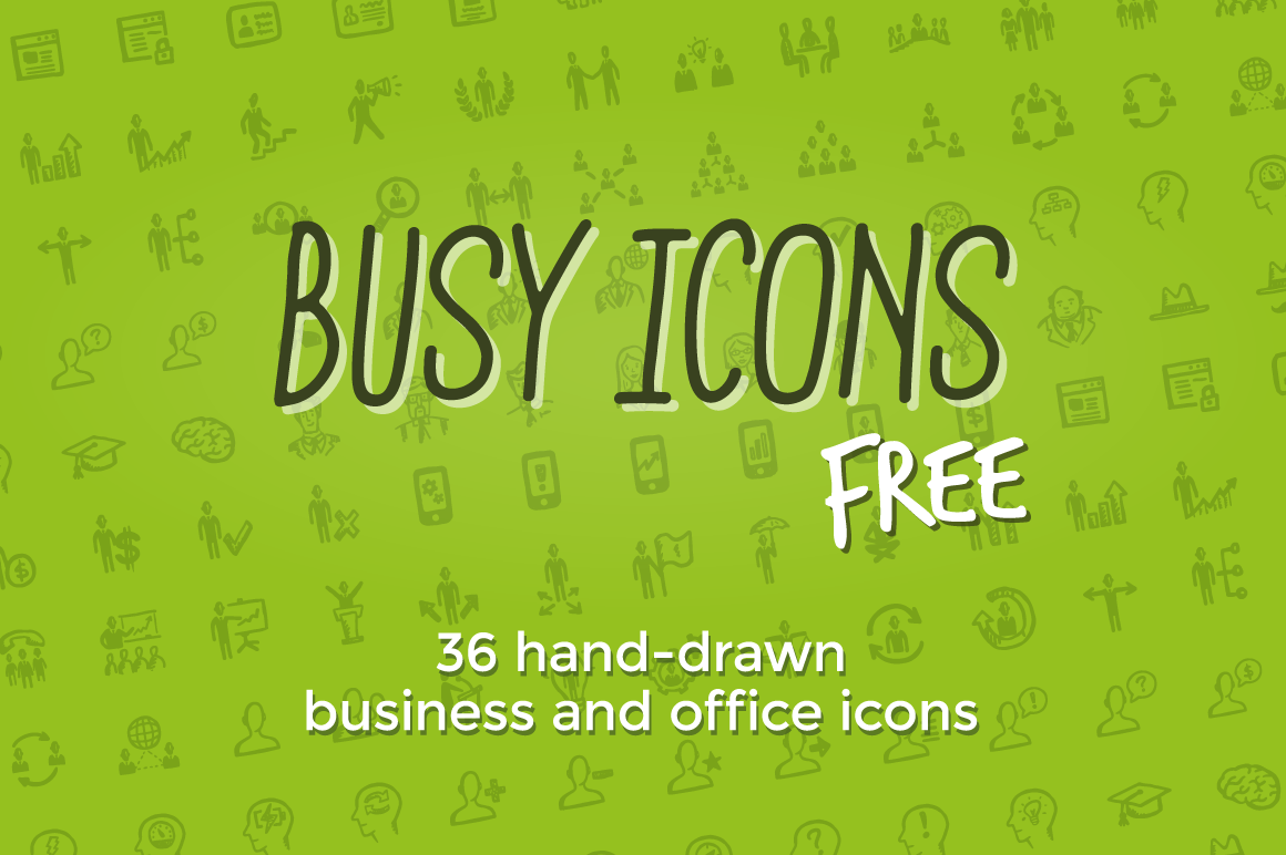 Busy Icons Free — 36 Free Business Icons