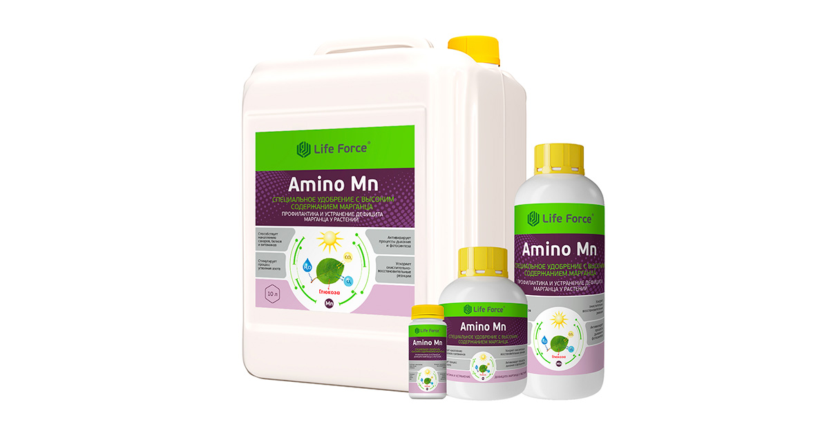 Life Force Amino Mn - cпециальное жидкое удобрение с высоким ...