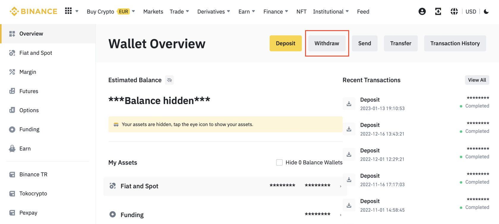 How to transfer cryptocurrencies between Binance and ByBit