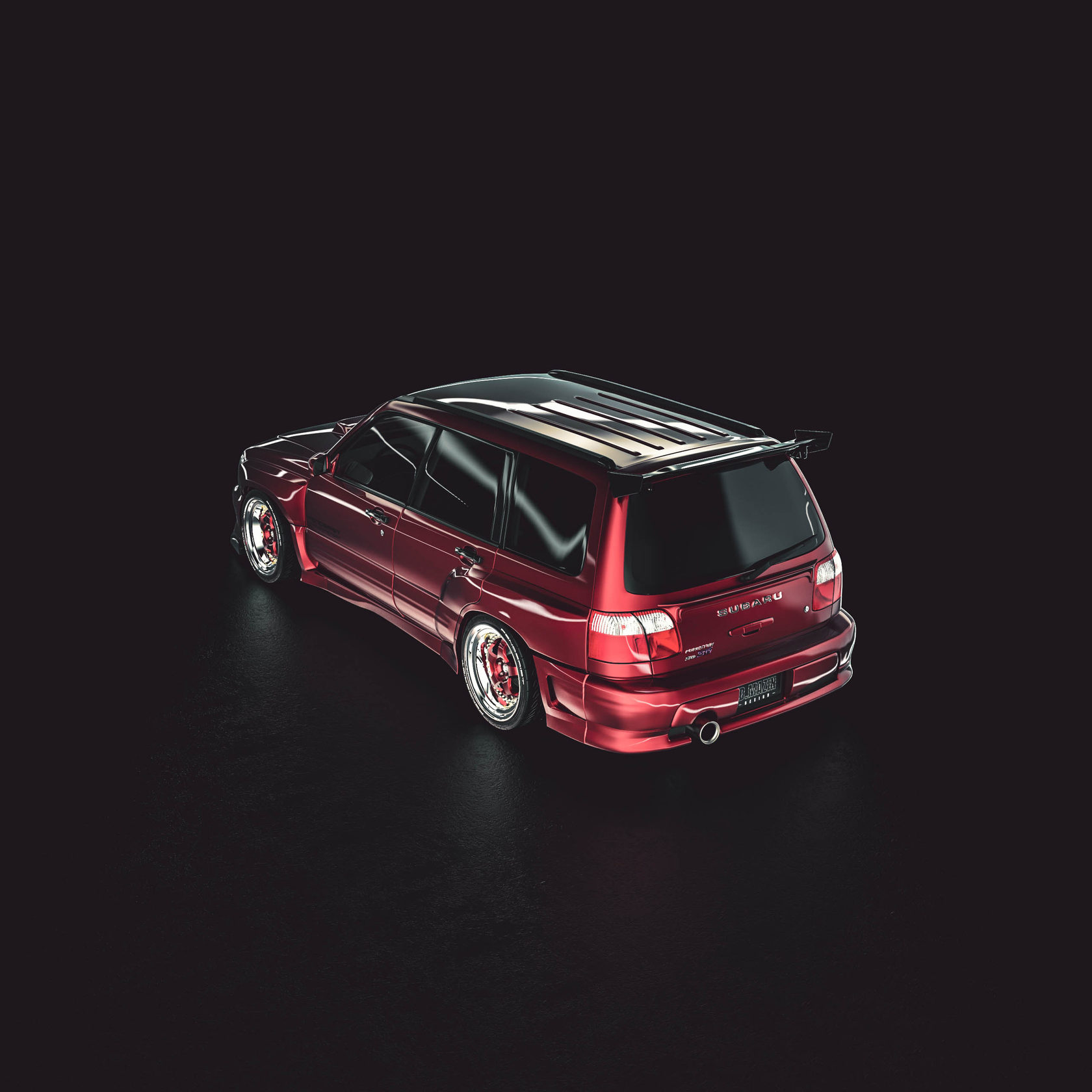 Top Spoiler ver 2 SUBARU FORESTER SF5