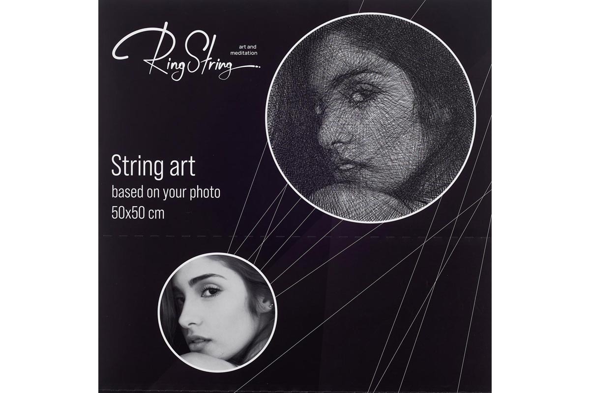 Картина из нитей [50х50 см] (RingString)