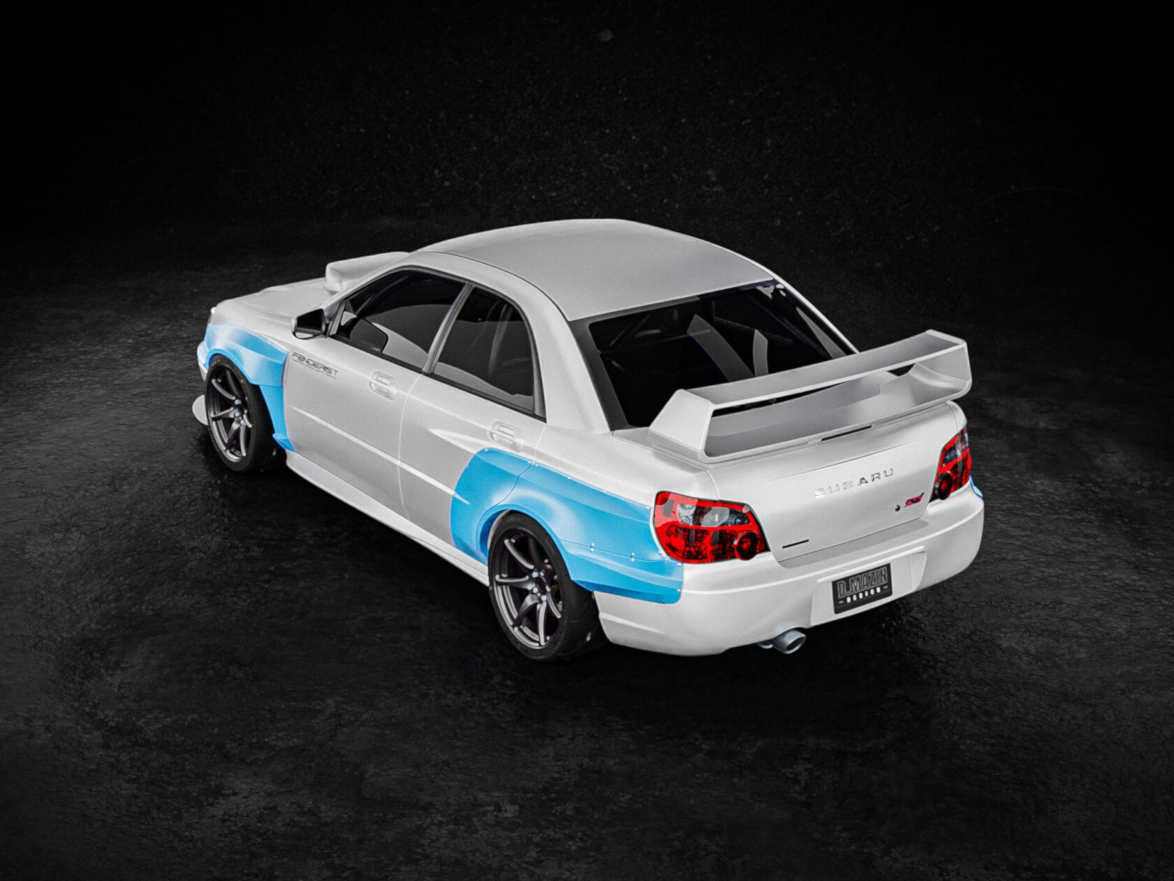 FENDERIST SPEC S Fender Flares Set / Wide Body Kit SUBARU IMPREZA WRX (GDA) / WRX STI (GDB) 03-05