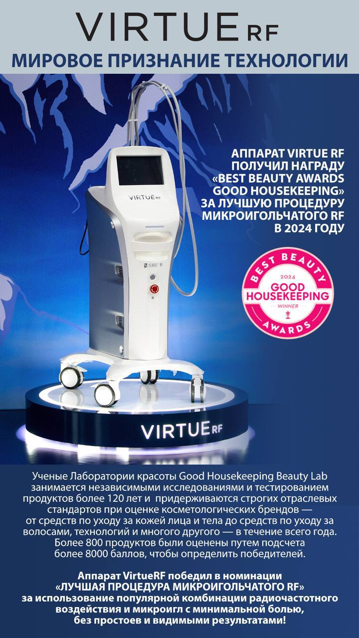 Virtue RF - вершина технологий микроигольчатых RF