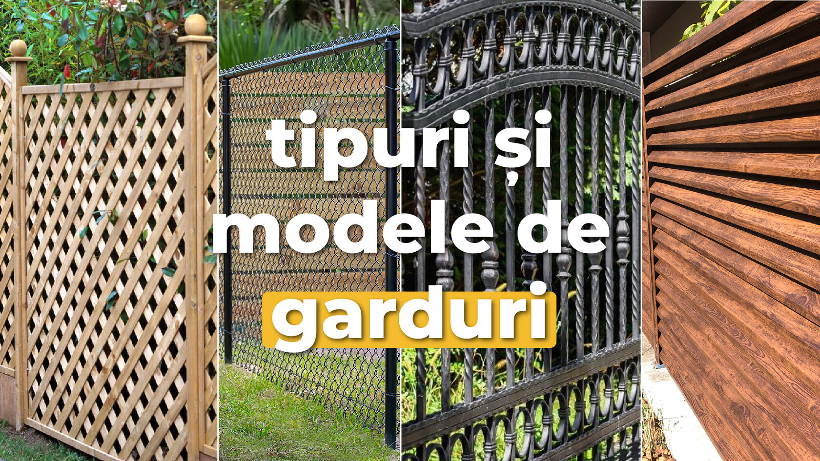Tipuri si modele de garduri: Ce ai alege pentru curtea ta?