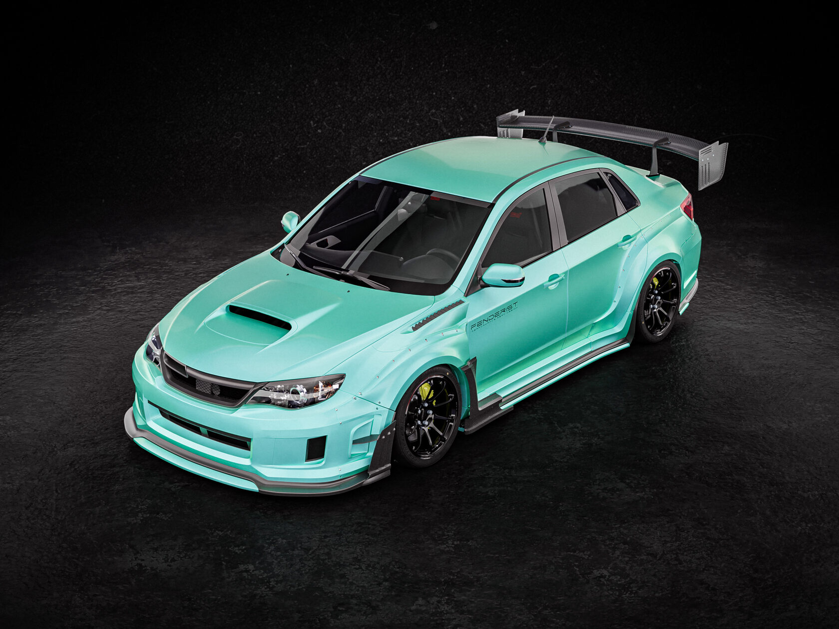 FENDERIST SPEC S AIR INTAKE GRILL SUBARU IMPREZA WRX STI GRB/GRF/GVB ...