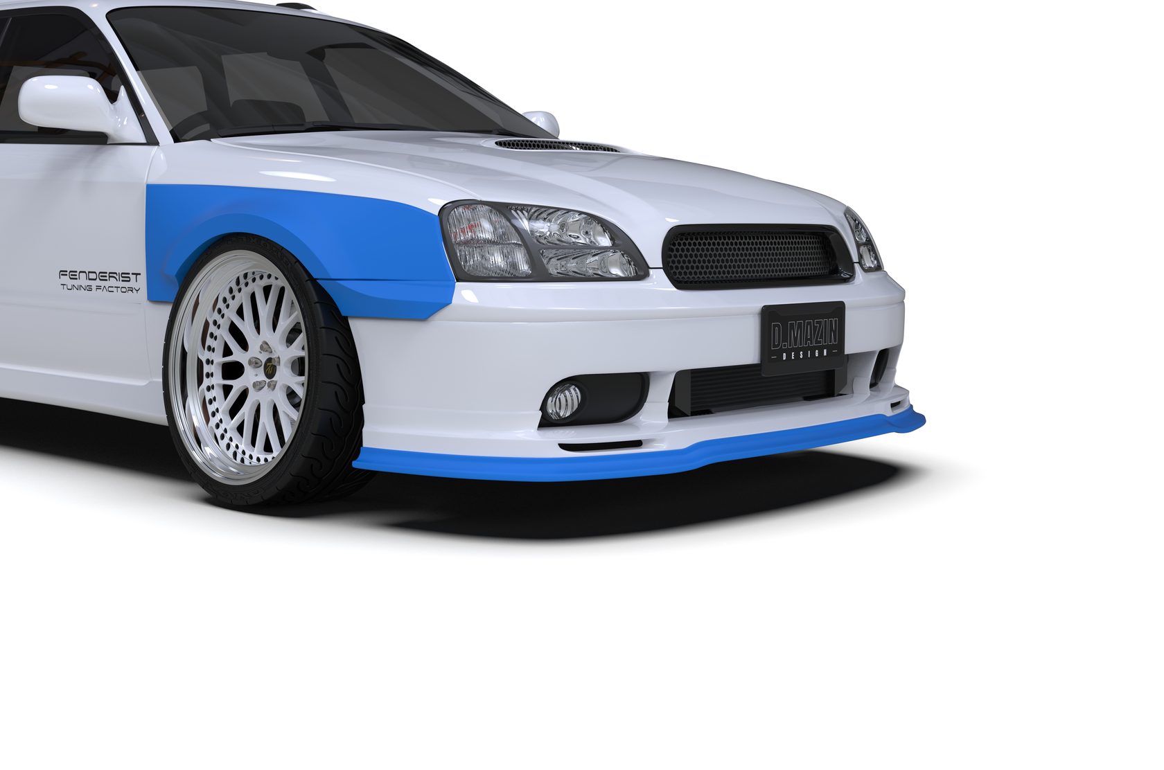 Front Lip Spoiler SUBARU LEGACY 01-03