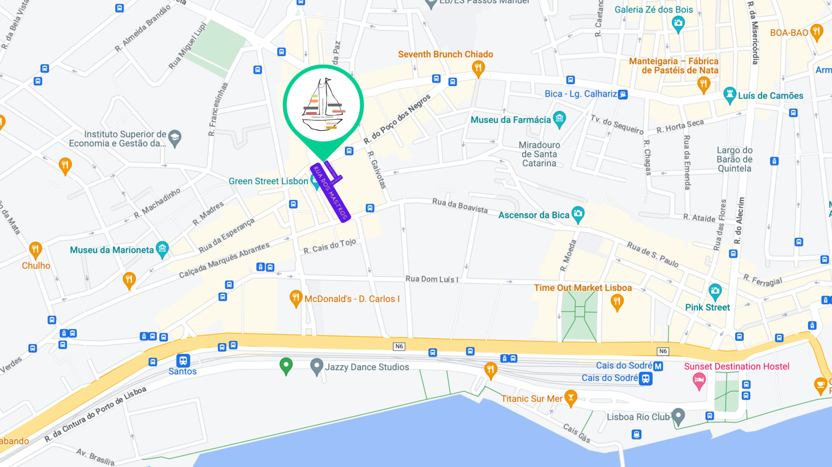 Rua + Travessa dos Mastros