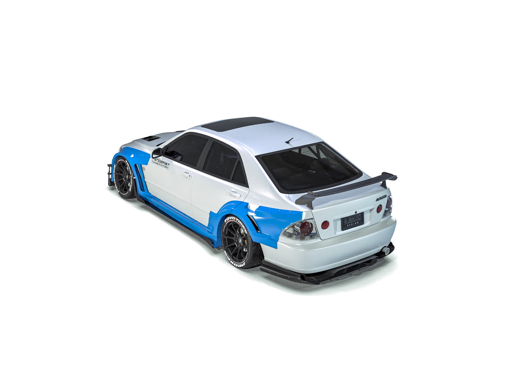 FENDERIST SPEC S GRIP 60mm / WIDE BODY KIT FENDER FLARES SET TOYOTA ...