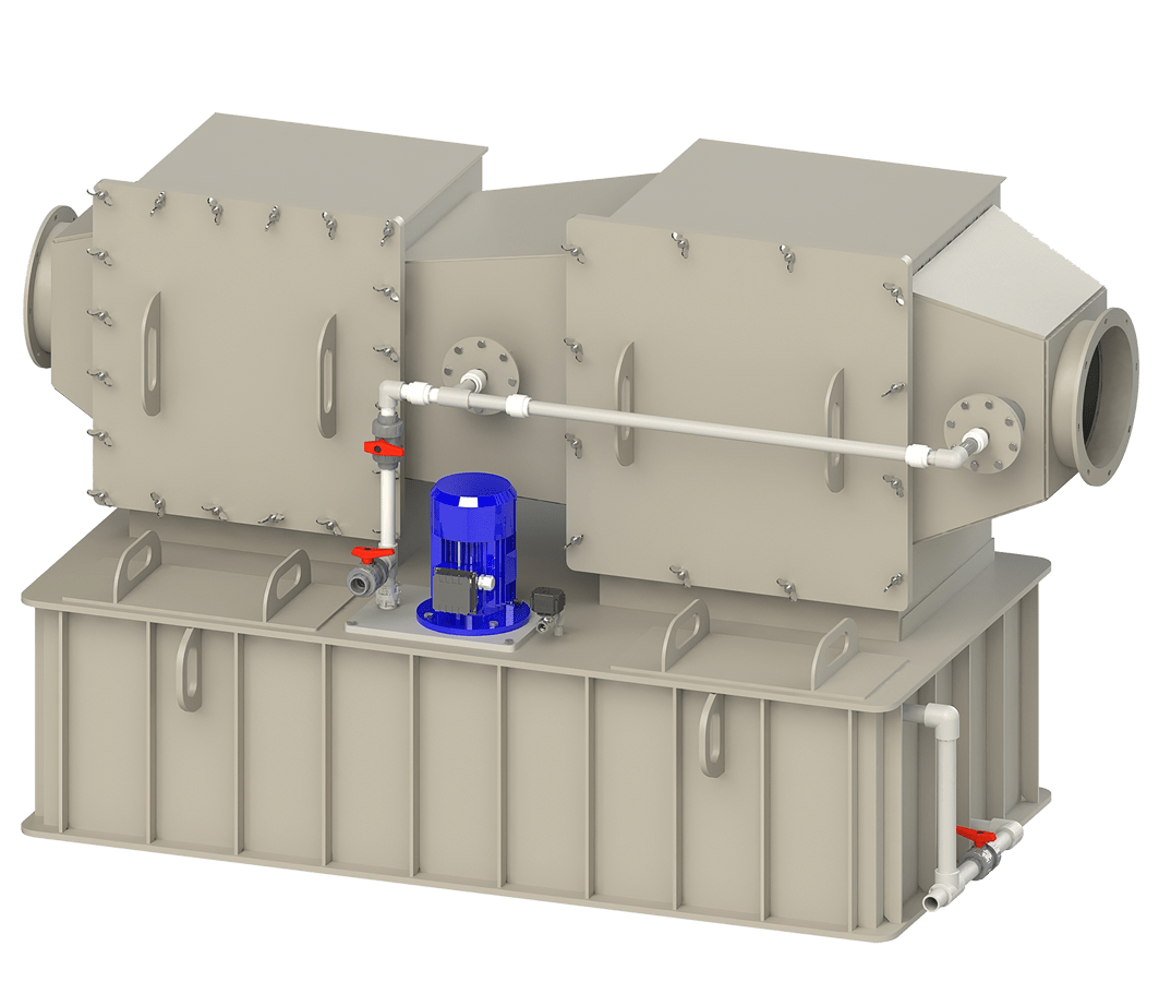 BOREAS-P2: Horizontal Packed Tower Scrubber | USA-Made