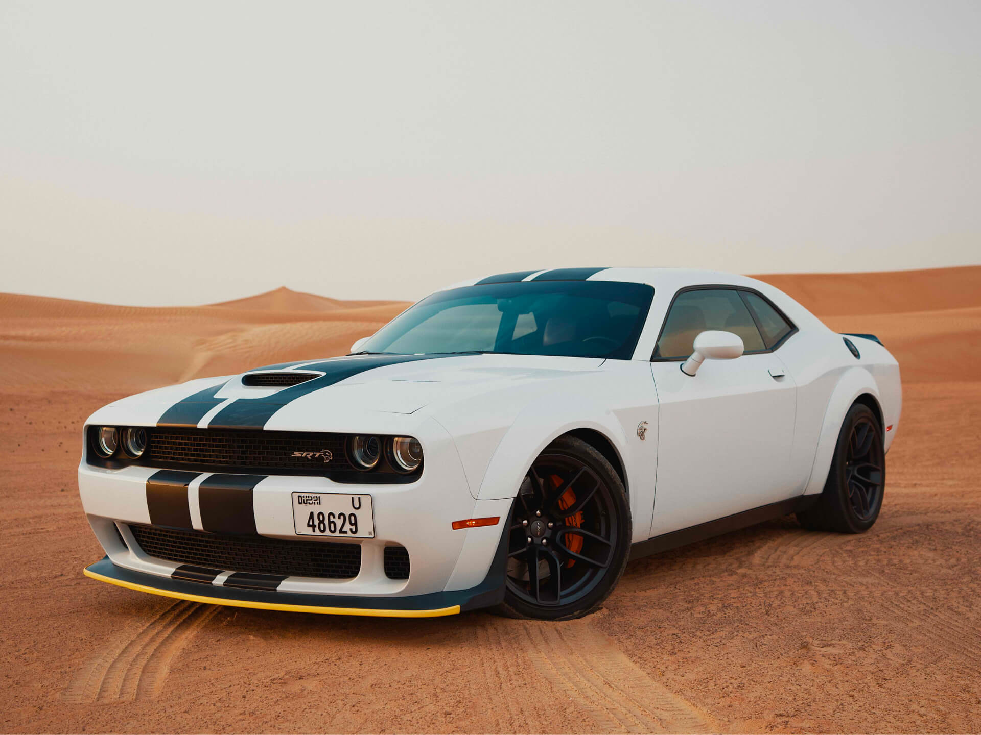 Rent a Dodge Сhallenger Hellcat 2021 in Dubai | KINGS RENTAL CARS