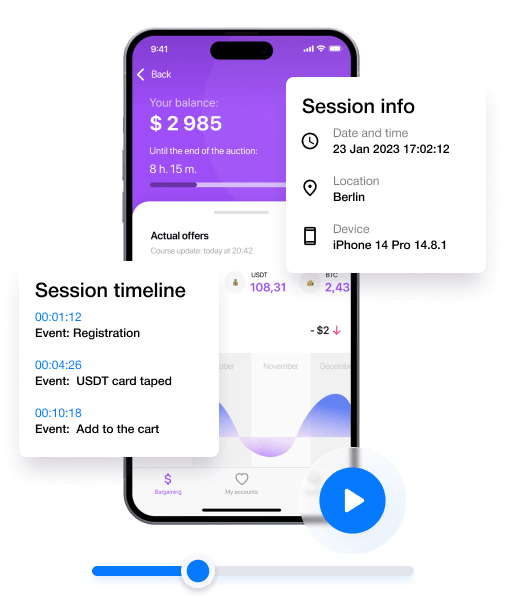 UserX Analytics for mobile apps