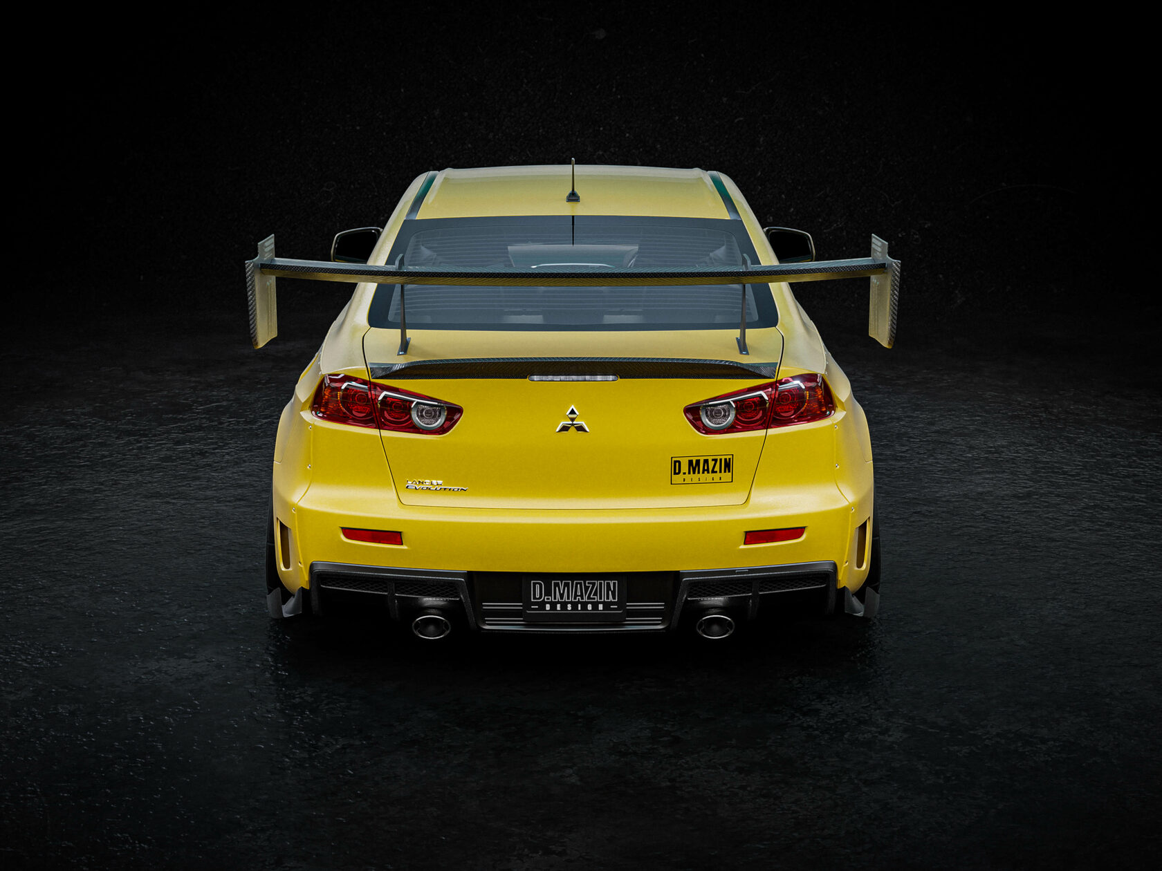 FENDERIST SPEC R Full Set / WIDE BODY KIT MITSUBISHI LANCER EVO X 2008-2015