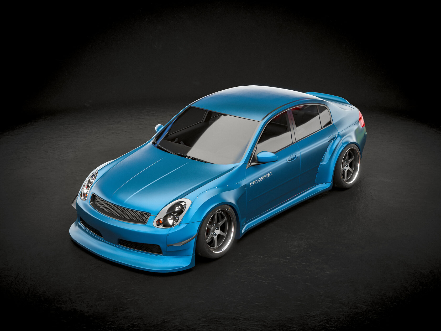 FENDERIST SPEC S Full Set / WIDE BODY KIT INFINITI G35 / NISSAN SKYLINE ...