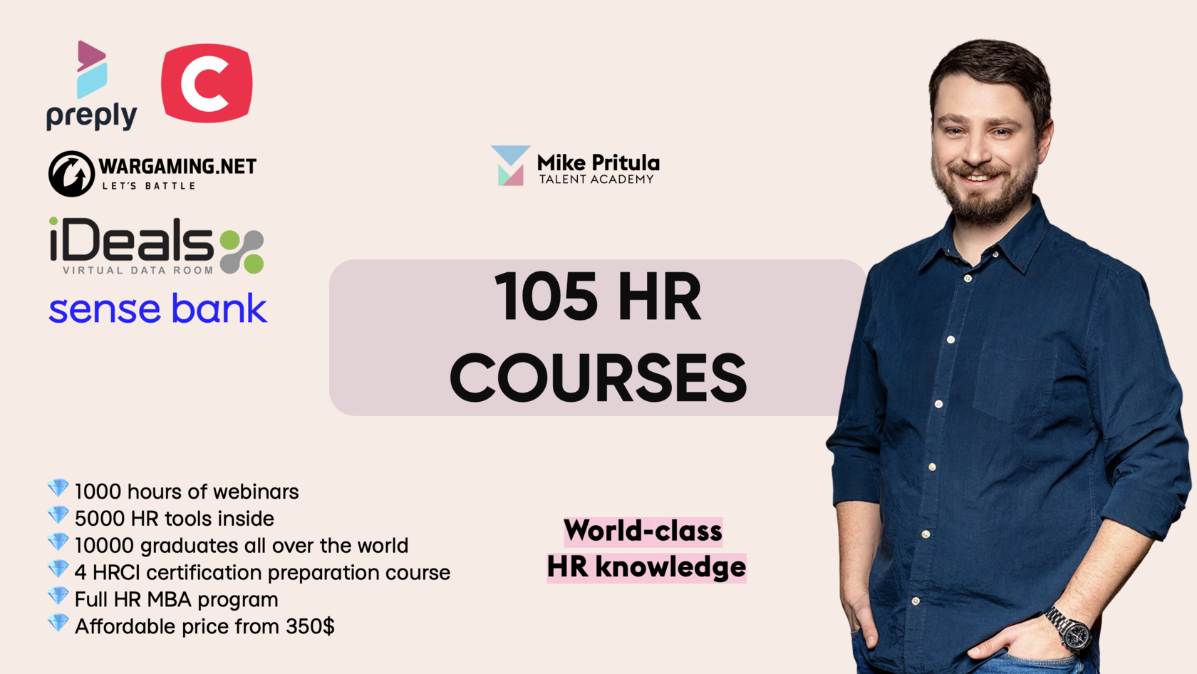 HR courses online: distance learning for HR managers - HR management courses at Mike Pritula HR ...