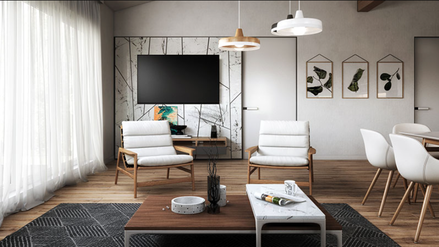 High-polygonal and low-polygonal models in 3D furniture modeling