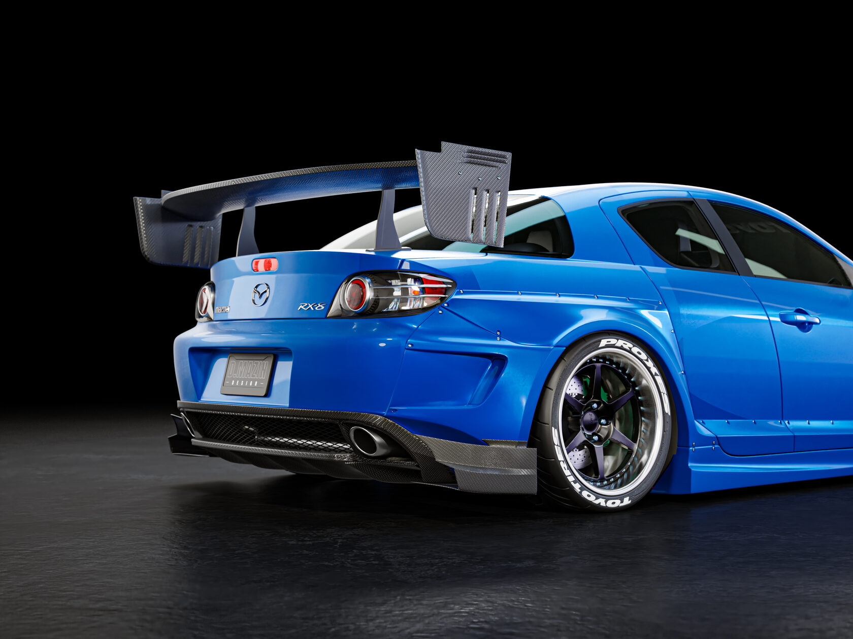 FENDERIST SPEC R Full kit / WIDE BODY KIT Mazda RX-8 2003-2008