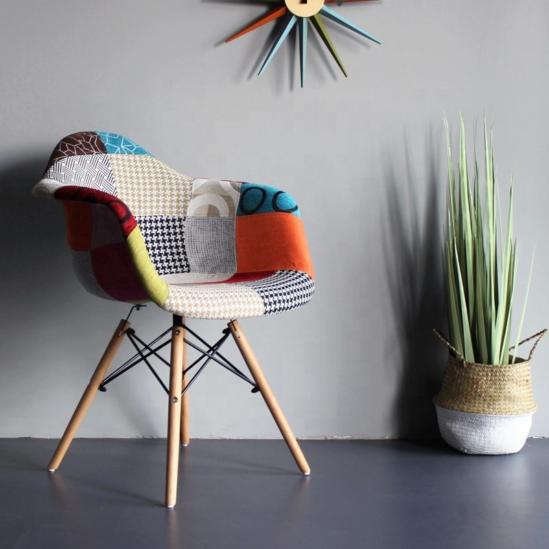 Стул-кресло Eames Style DAW Patchwork