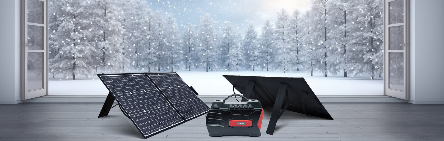 Купить переносную резервную зимнюю электростанцию Elway Energy Box E05 ...