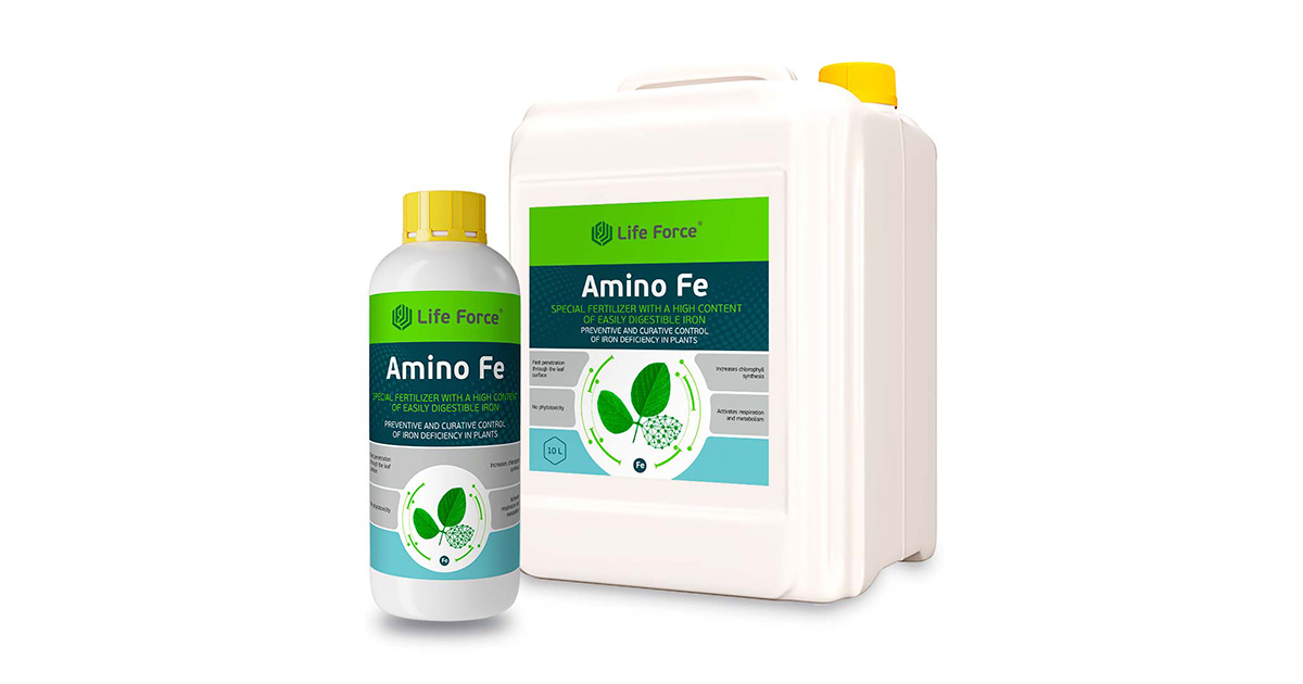 Life Force Amino Fe - special fertilizer with a high content of iron